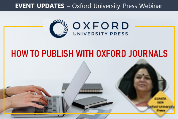 Training sessions “How to Publish with Oxford Journals” in January 2025 ...